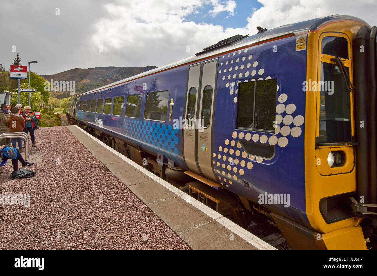 SCOTRAIL KYLE LINE INVERNESS TO KYLE OF LOCHALSH SCOTLAND ATTADALE ...