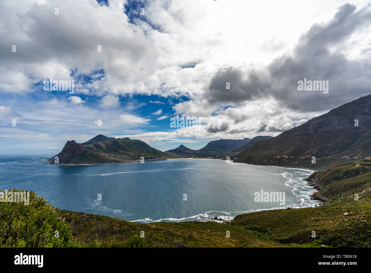 hout bay scenic beautiful scenic view over hout bay south africaview ...