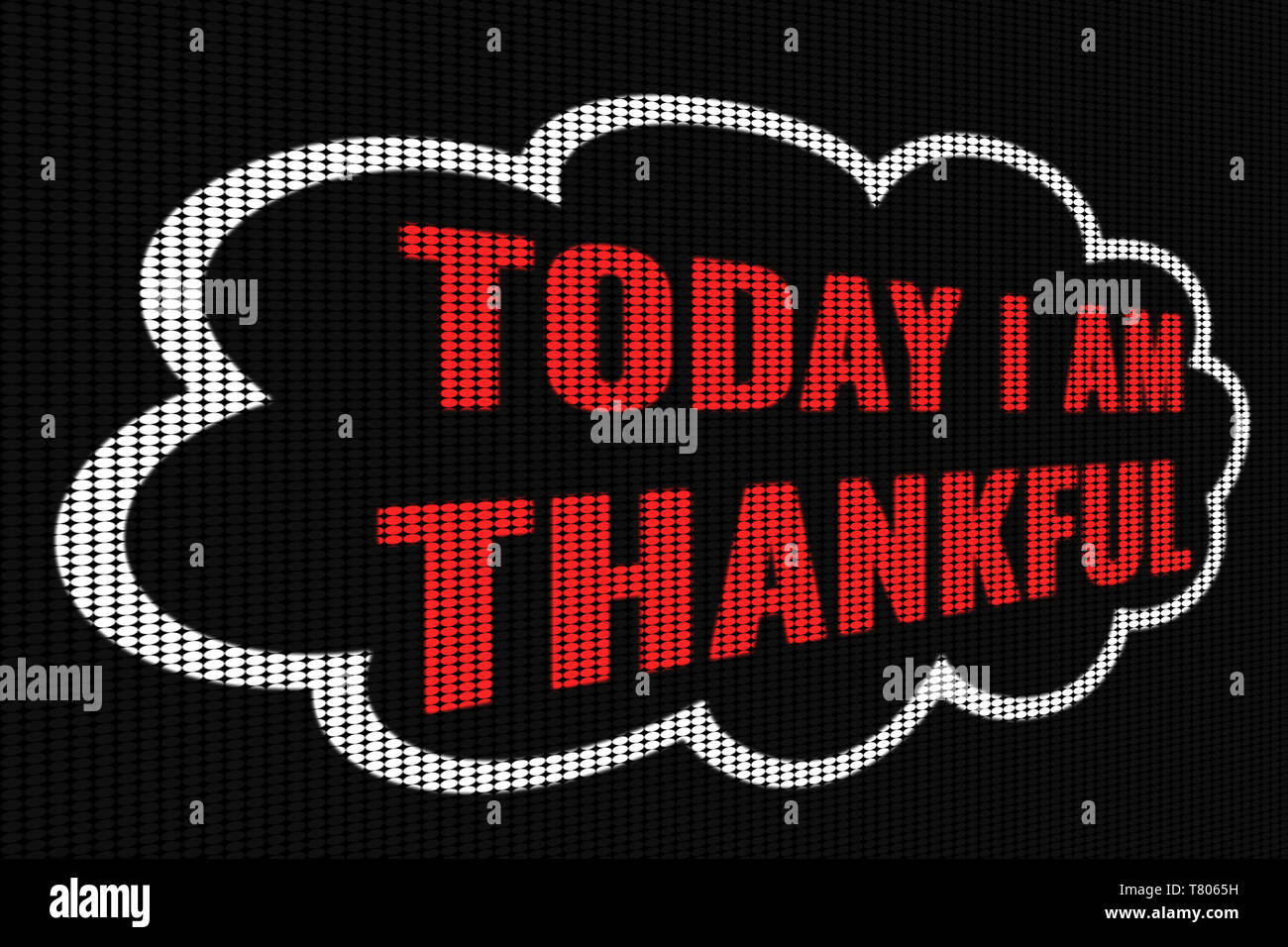 Thankful grateful text quote on hi-res stock photography and images - Alamy