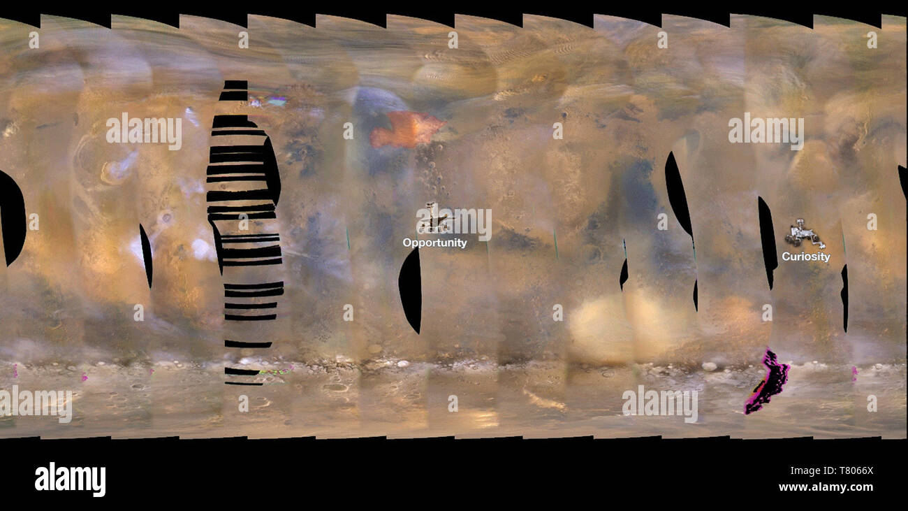 Dust Storm on Mars Stock Photo - Alamy