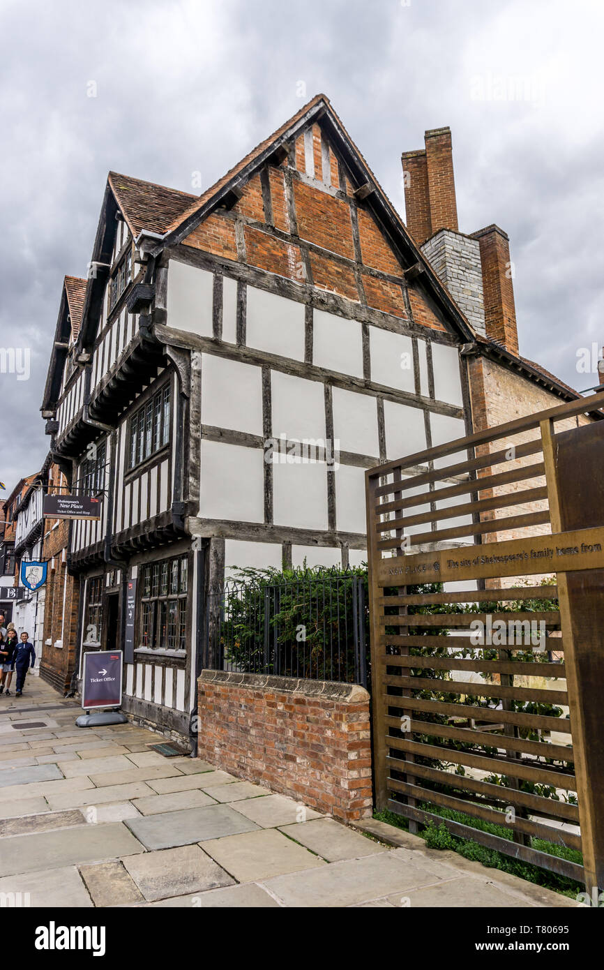 William Shakespeares new place, 22 Chapel St, Stratford-upon-Avon ...