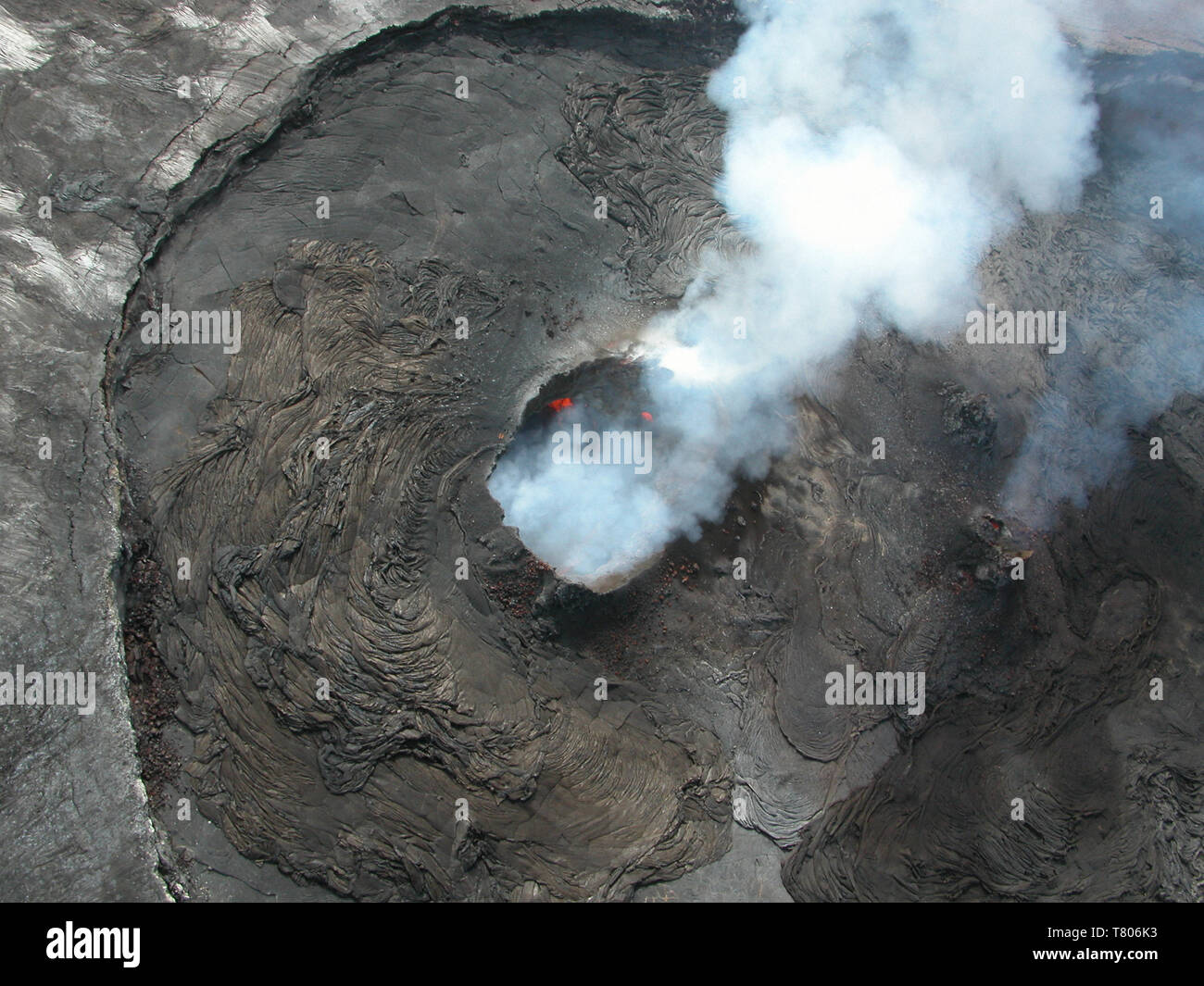 Pu'u O'o Crater Stock Photo - Alamy