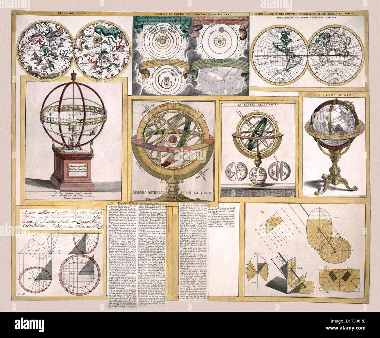 James Ferguson, Astronomical Instruments and Celestial Charts Stock ...