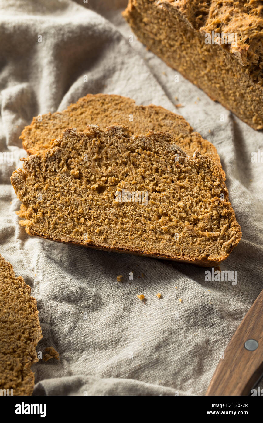 Savory Irish Brown Bread Made With Whole Wheat Stock Photo Alamy