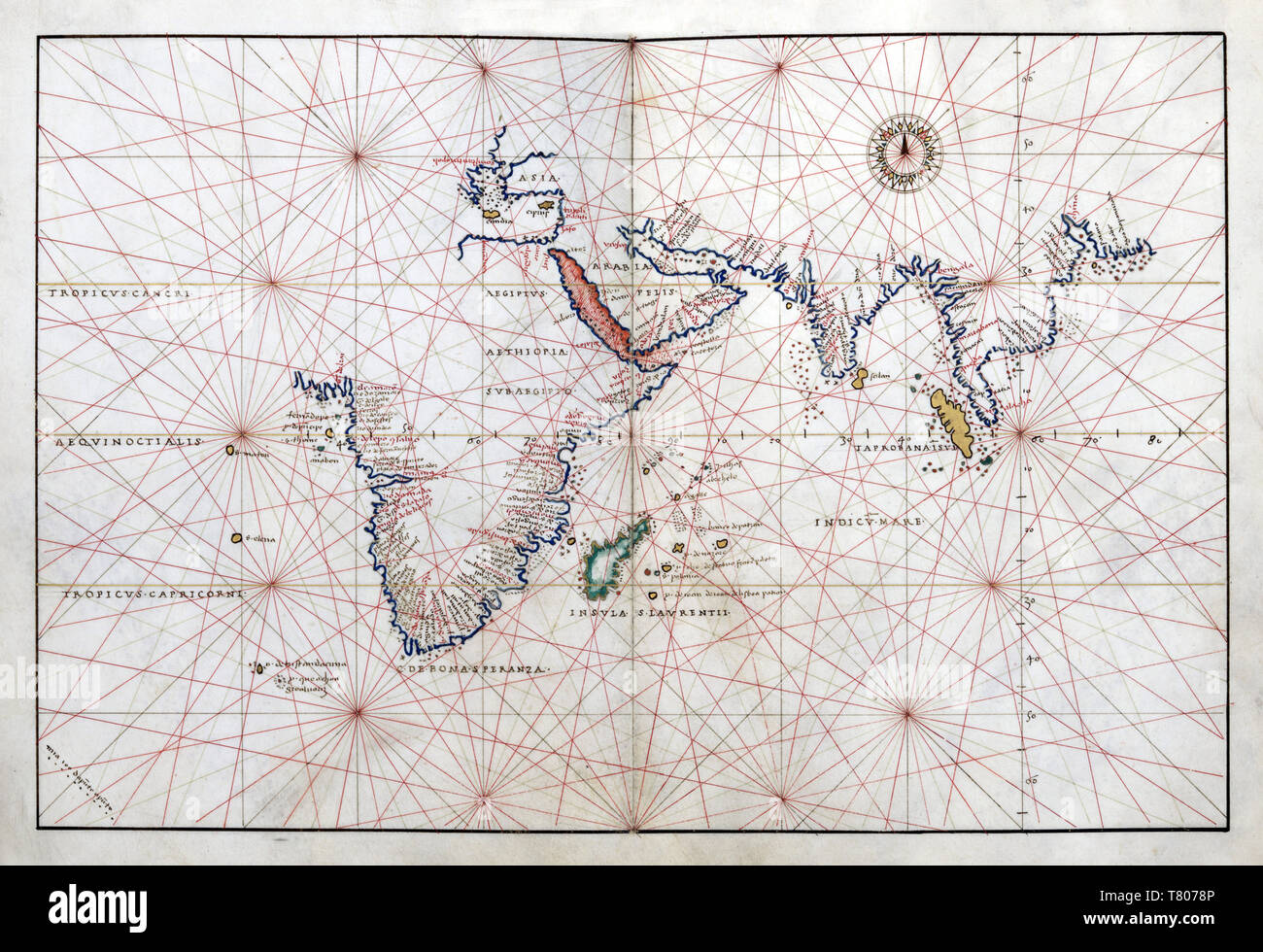 Indian ocean chart hi-res stock photography and images - Alamy