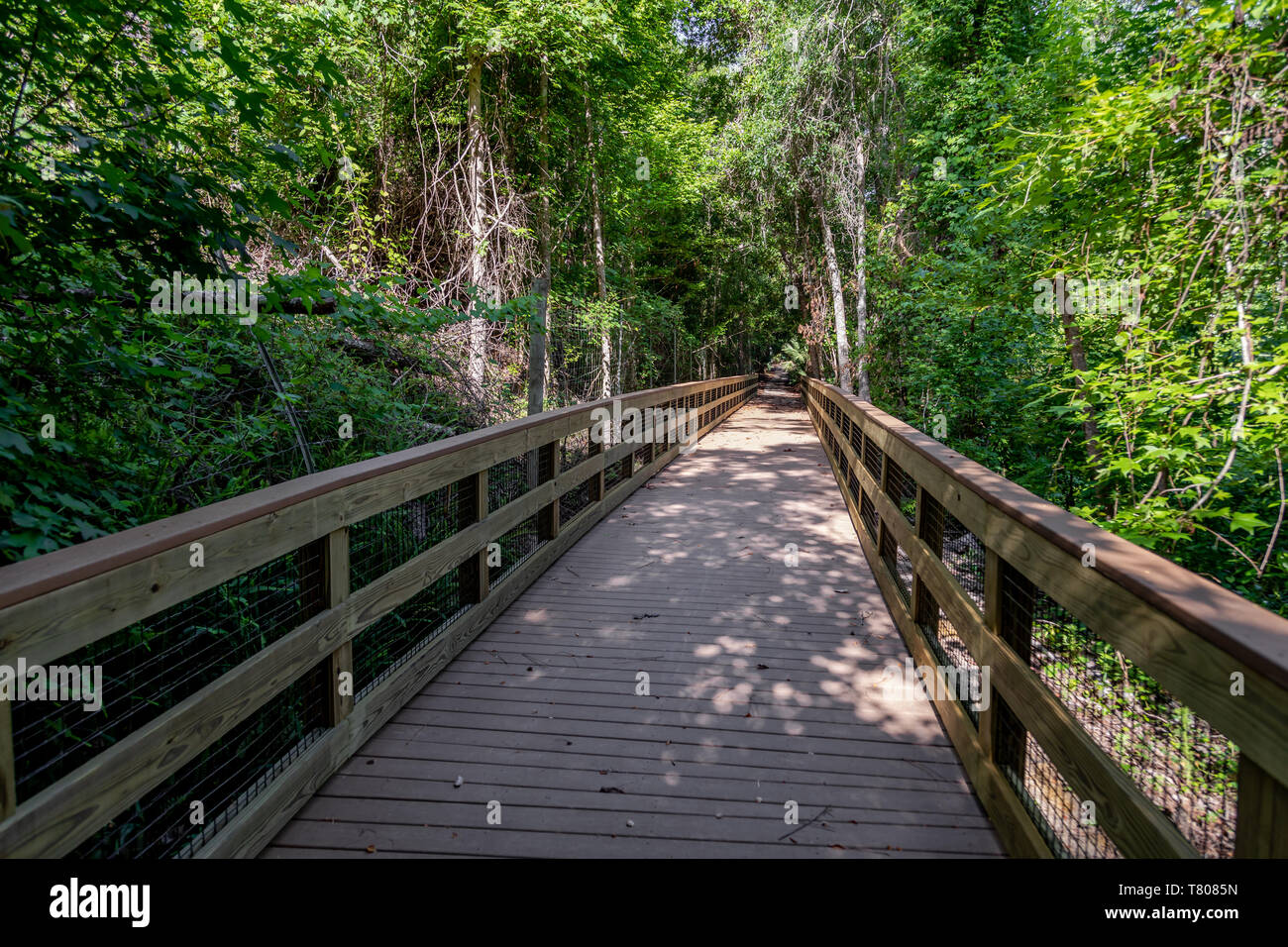 Pedestrian Walk Bridges Stock Photo - Alamy