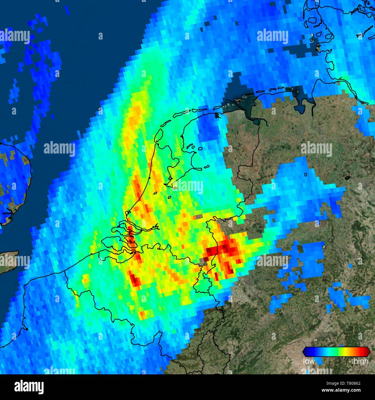 Netherlands Satellite Image High Resolution Stock Photography and ...