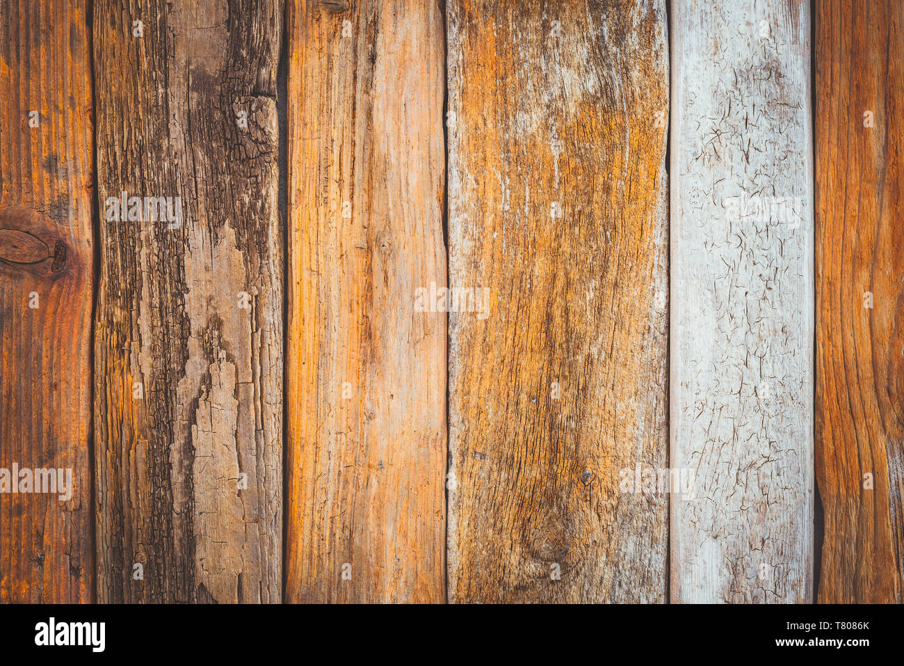 Vintage rustic orange driftwood background. Old wooden texture Stock ...