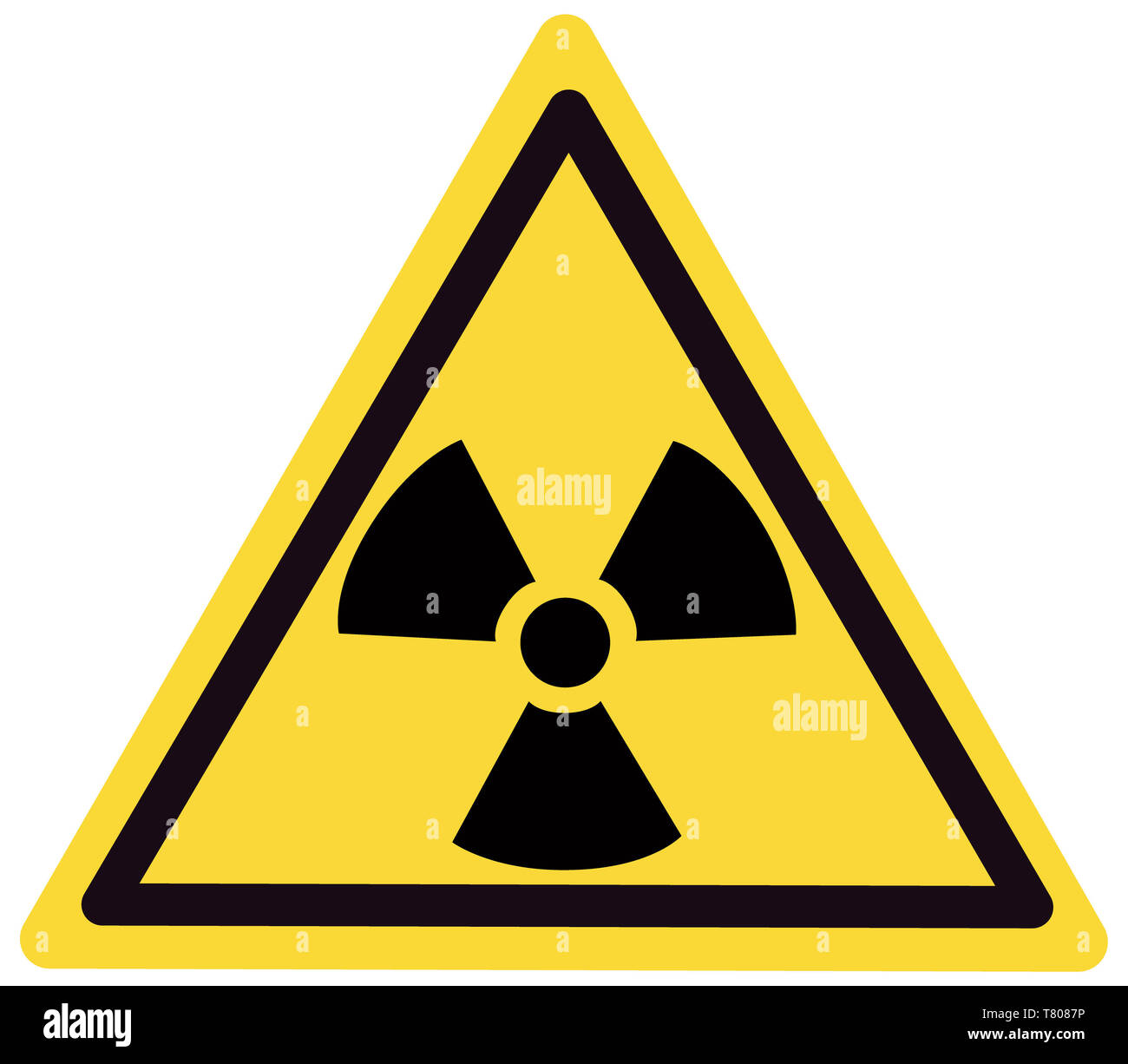 Radiation Sign, Illustration Stock Photo - Alamy