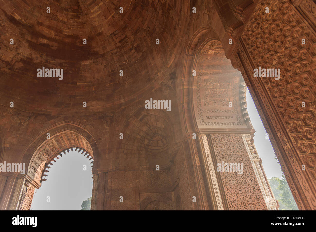 Qutub minar inside hi-res stock photography and images - Alamy