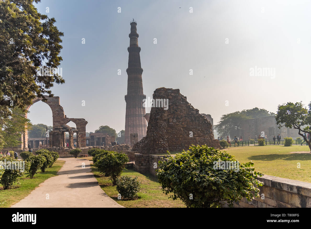 Qutub Minar, UNESCO World Heritage Site, New Delhi, India, Asia Stock ...
