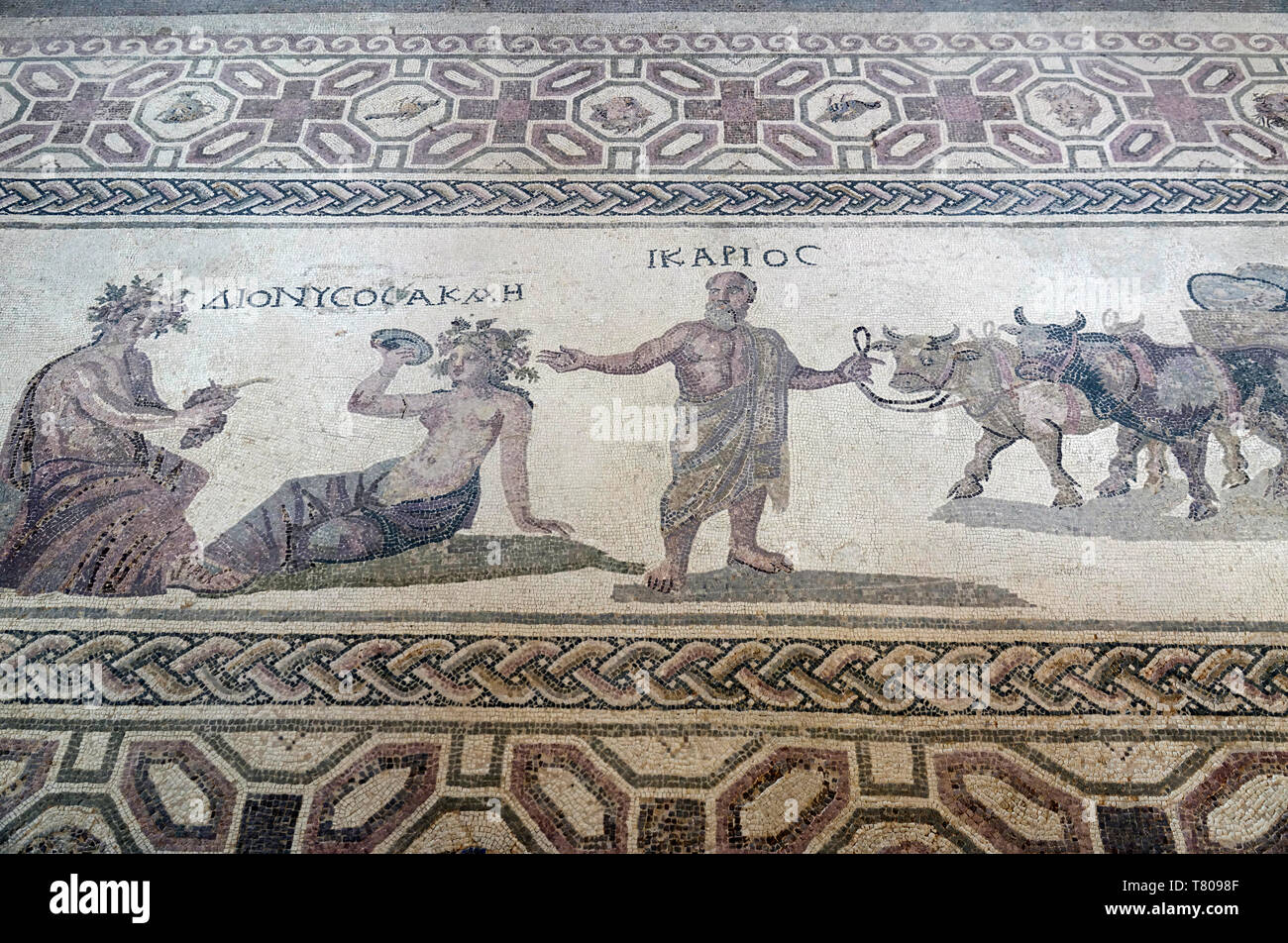 Roman mosaic tiled flooring hi-res stock photography and images - Alamy