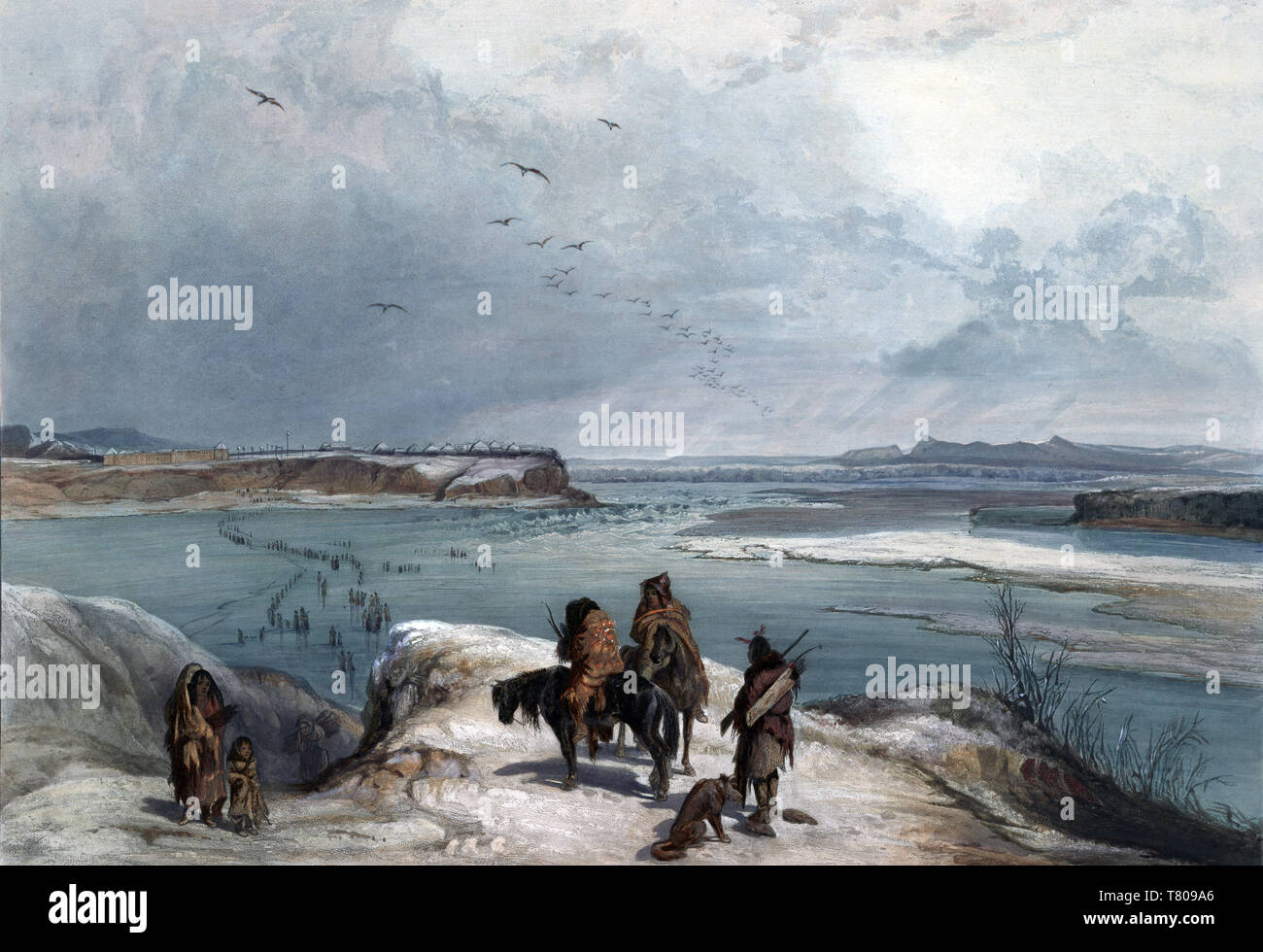 America trading with the indians hi-res stock photography and images ...