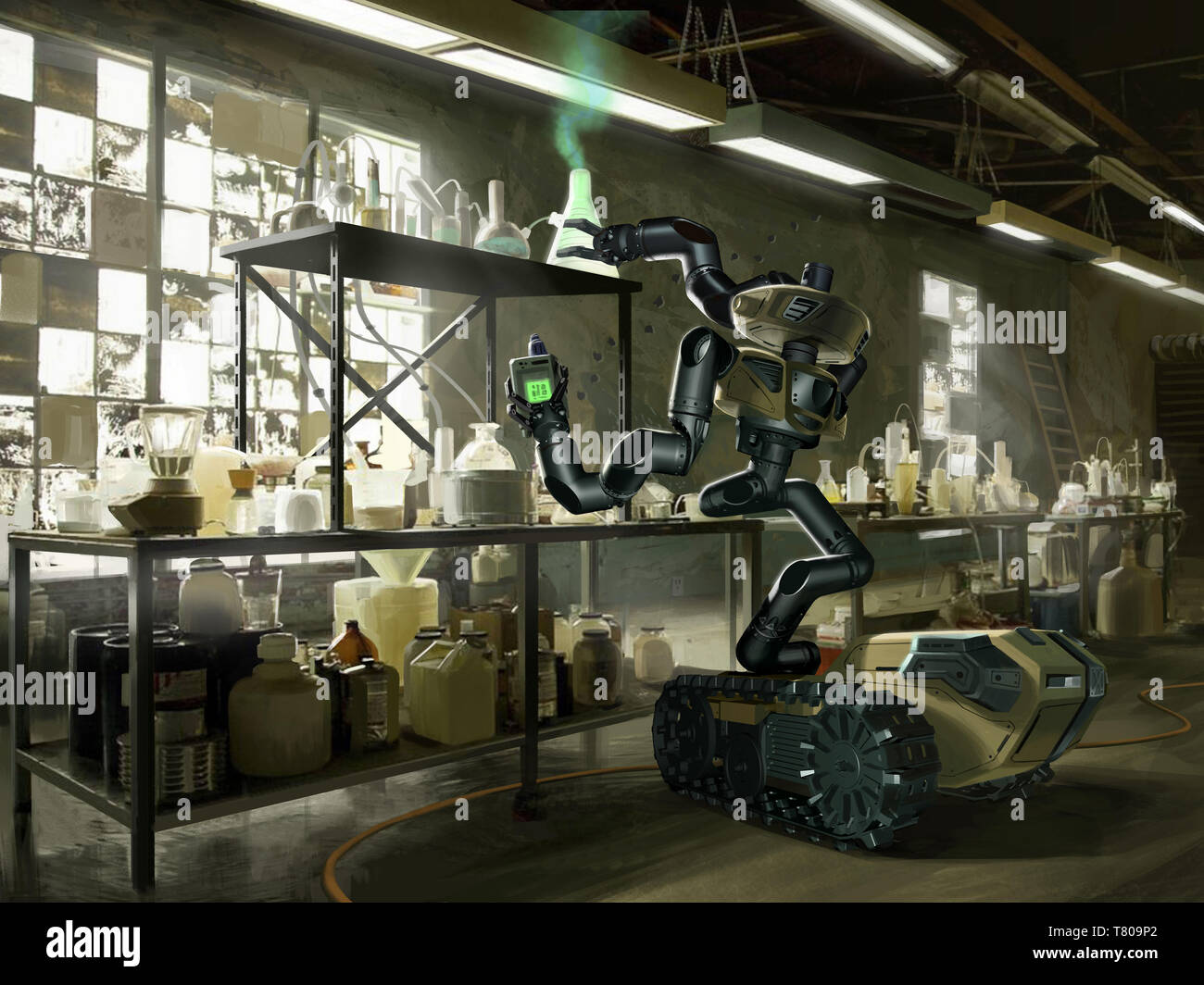 Disaster Relief Robot, Illustration Stock Photo - Alamy