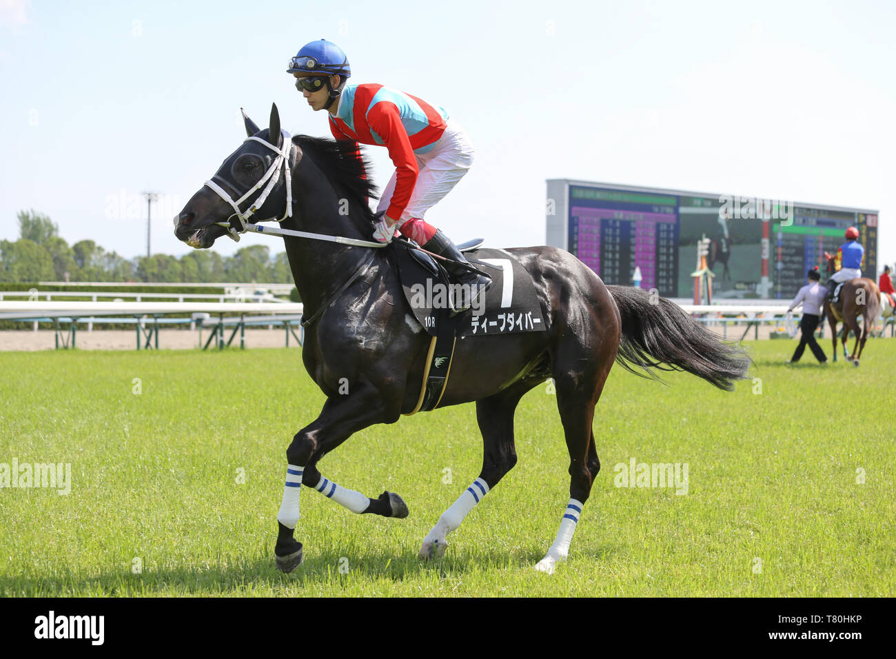 Kyoto, Japan. 5th May, 2019. Deep Diver (Kota Fujioka) Horse Racing ...