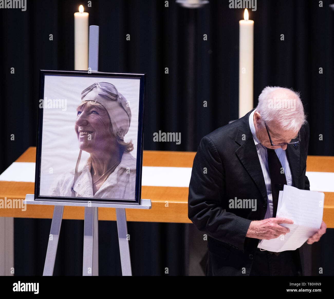 Berlin, Germany. 09th May, 2019. Robert S. Mackay, former husband of ...