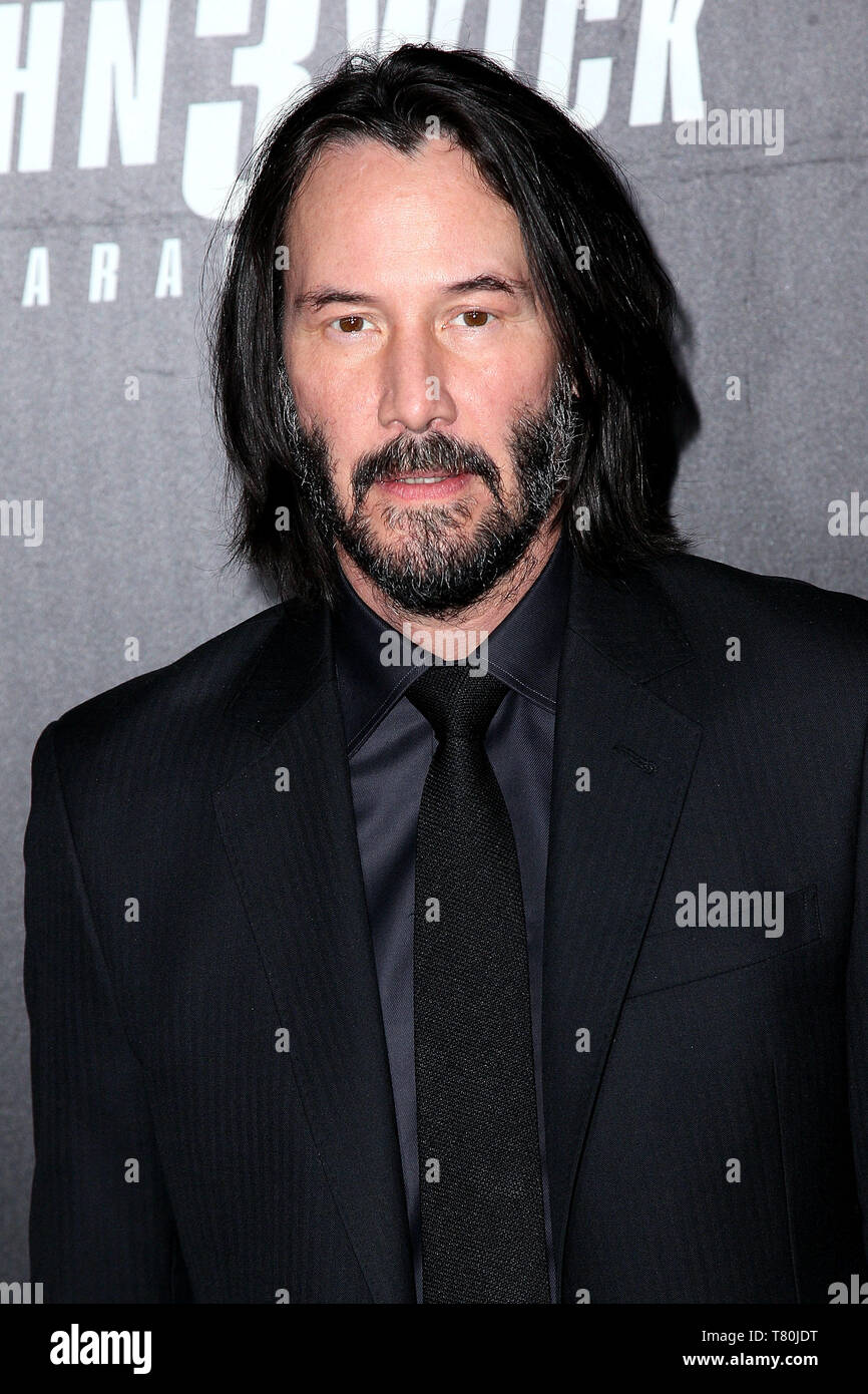 Brooklyn, USA. 9 May, 2019. Keanu Reeves at the JOHN WICK: CHAPTER 3 ...
