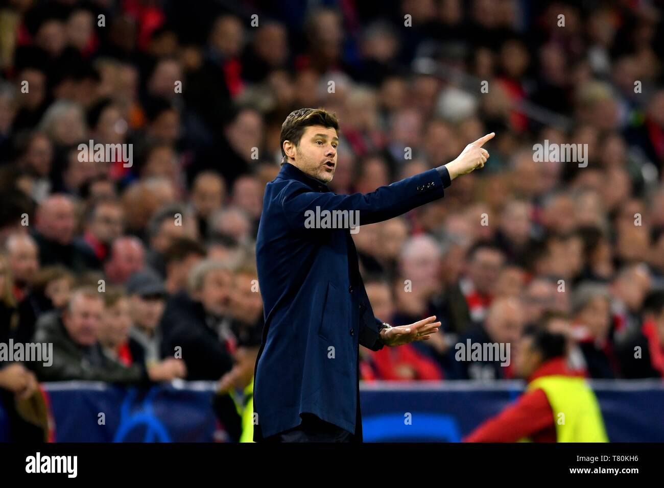 Coach Tottenham Hotspur Mauricio Pochettino. Football Champions League ...