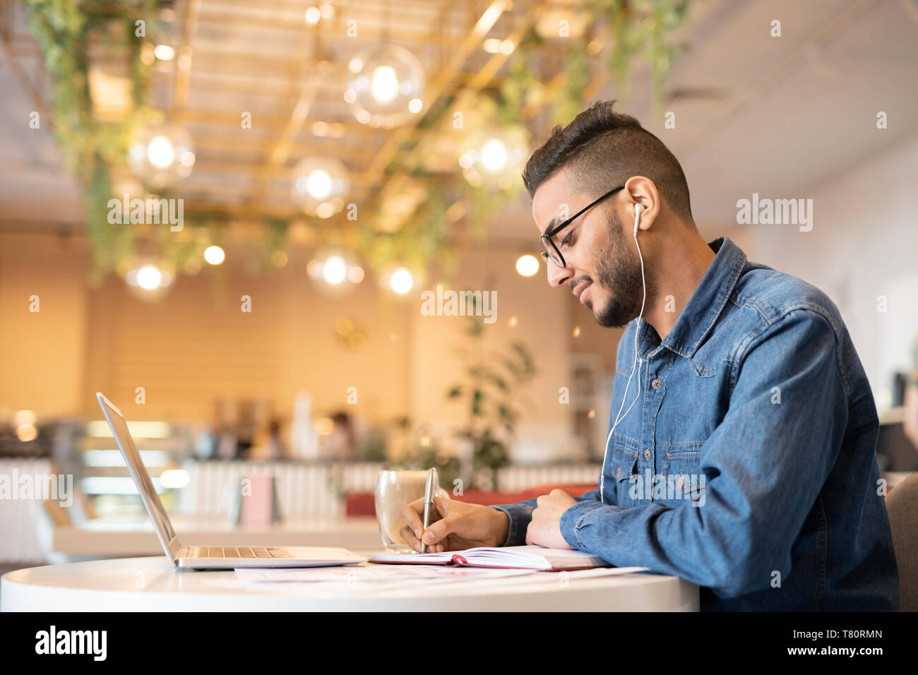 Young man student preparing hi-res stock photography and images - Alamy