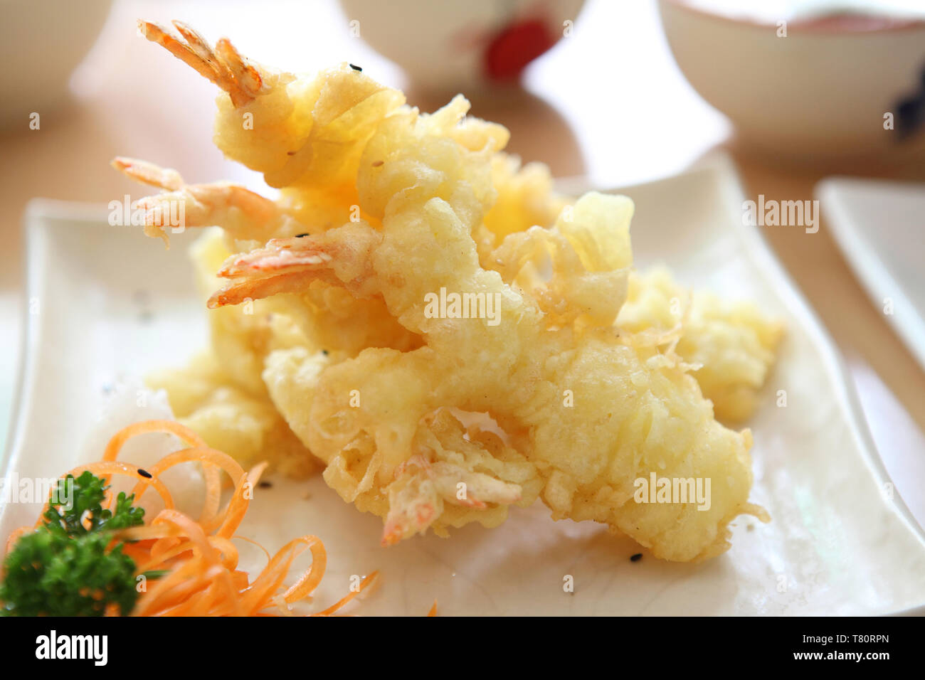 Battered fried shrimp vegetables hi-res stock photography and images ...