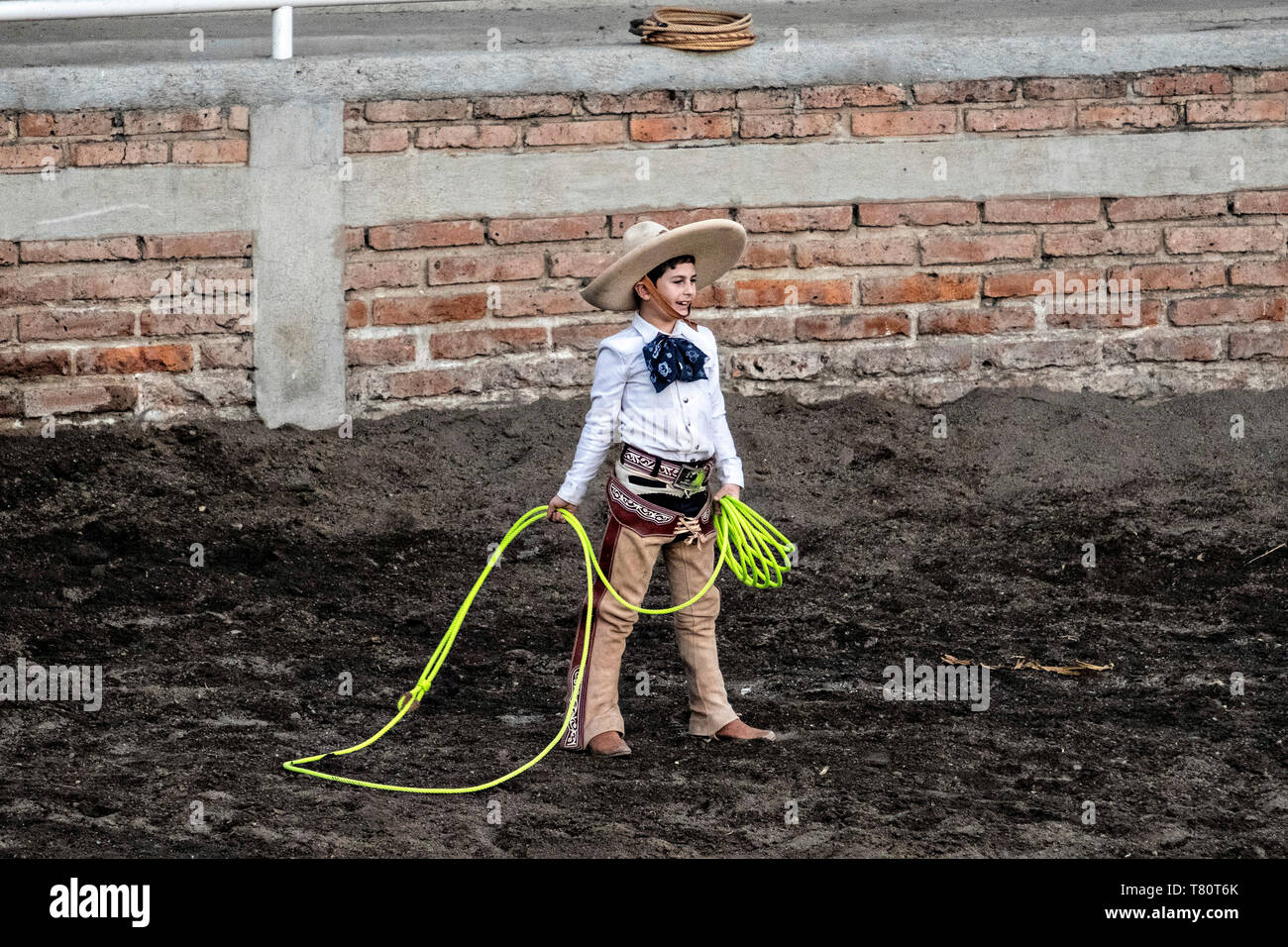 Eight-year-old Juan Franco, from the legendary Franco family of Charro ...
