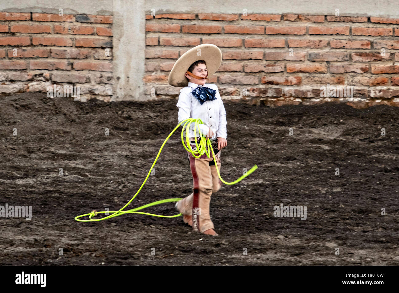 Eight-year-old Juan Franco, from the legendary Franco family of Charro ...