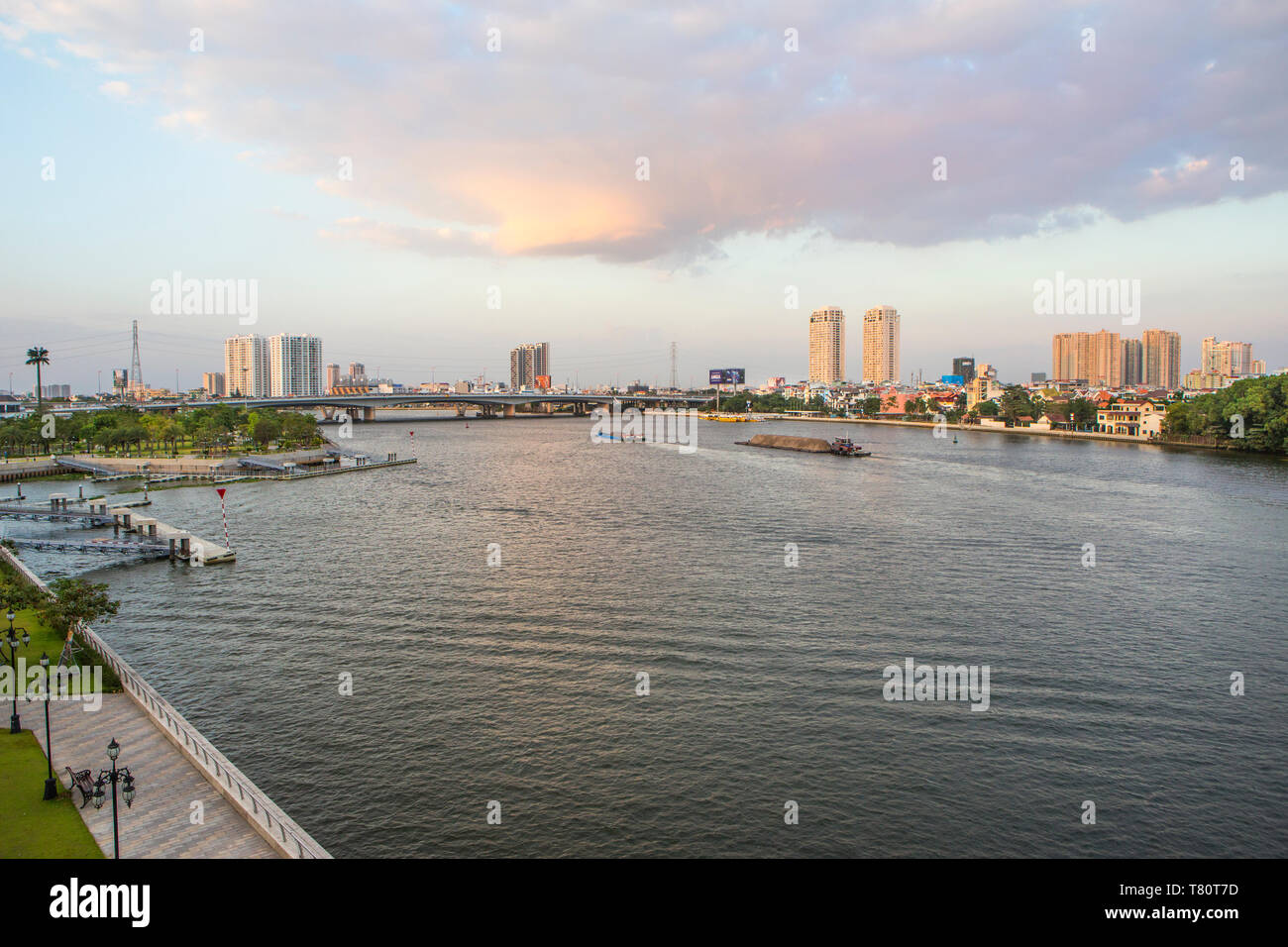 Saigon river boat hi-res stock photography and images - Alamy