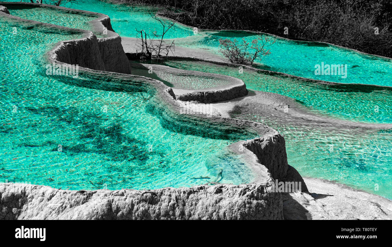 Emerald pools waterfall hi-res stock photography and images - Alamy