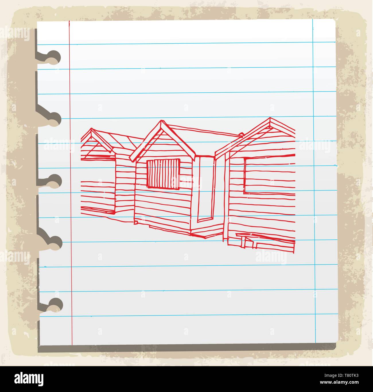 Florida beach lifeguard station Stock Vector Images - Alamy