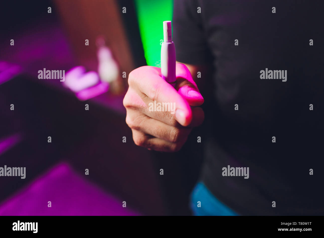 Elderly man vaping hi-res stock photography and images - Alamy