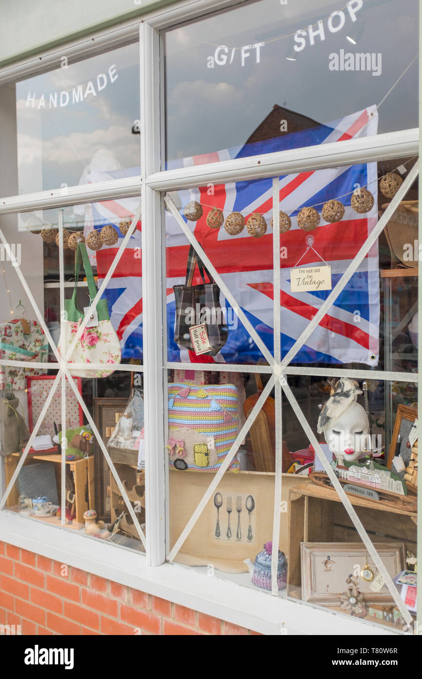 Shop window dressed and taking on a ww2 authentic look, during the ...