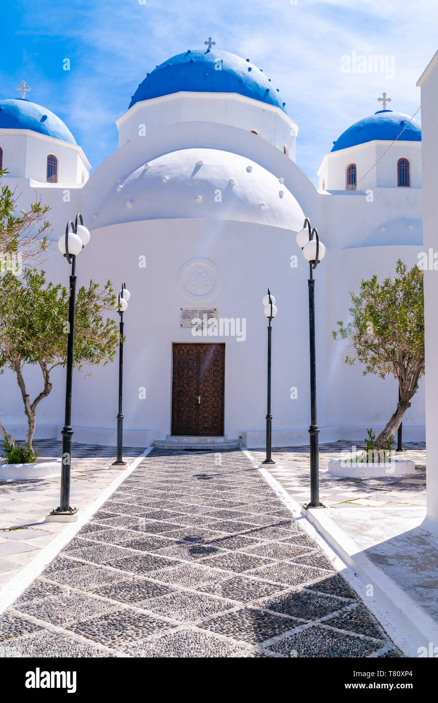 View of perissa on the island of santorini hi-res stock photography and ...
