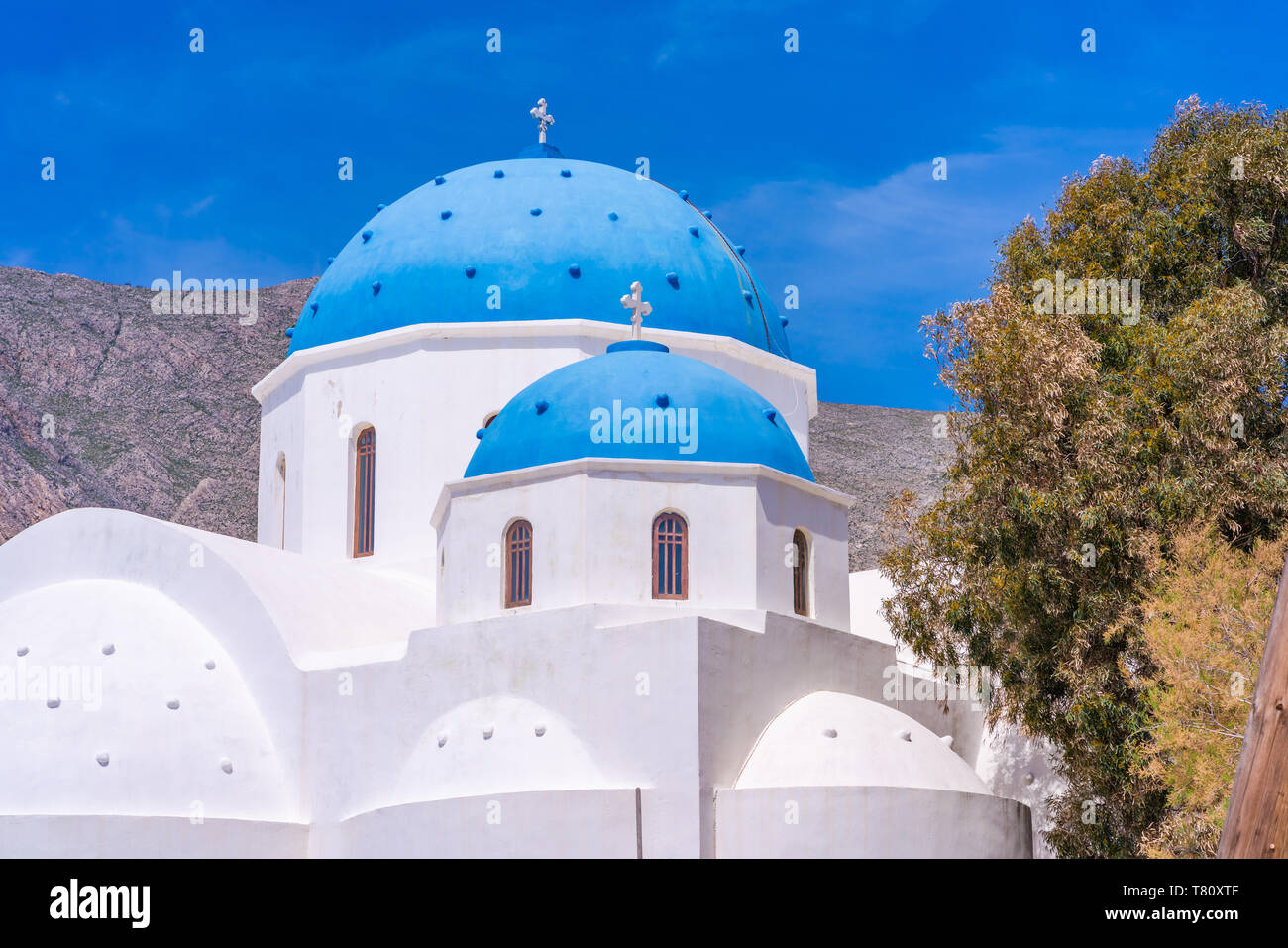 Perissa church hi-res stock photography and images - Alamy