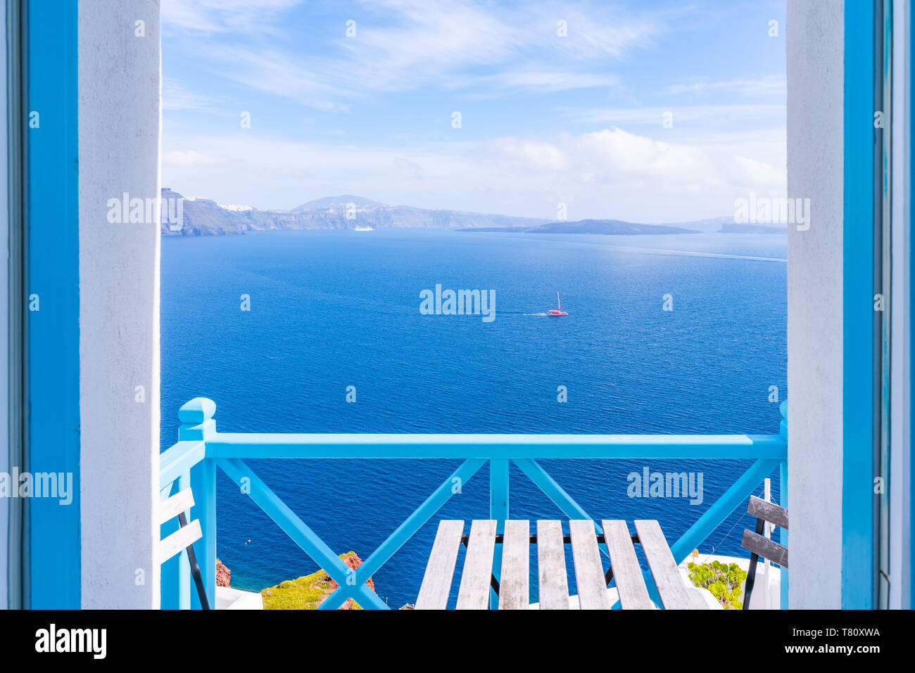 Caldera Filled By The Sea Water High Resolution Stock Photography and ...