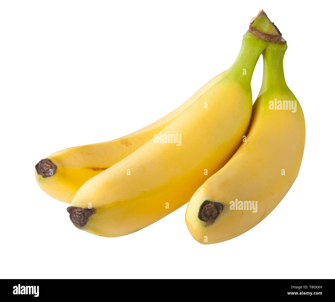 Bunch yellow bananas fruit Cut Out Stock Images & Pictures - Alamy