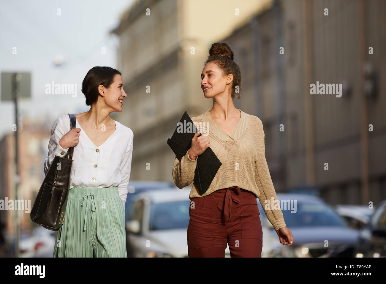 Morning walk girl hi-res stock photography and images - Alamy