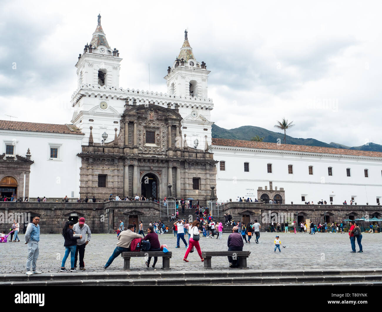 Plaza San Francisco with 16th century church and monastery of St ...
