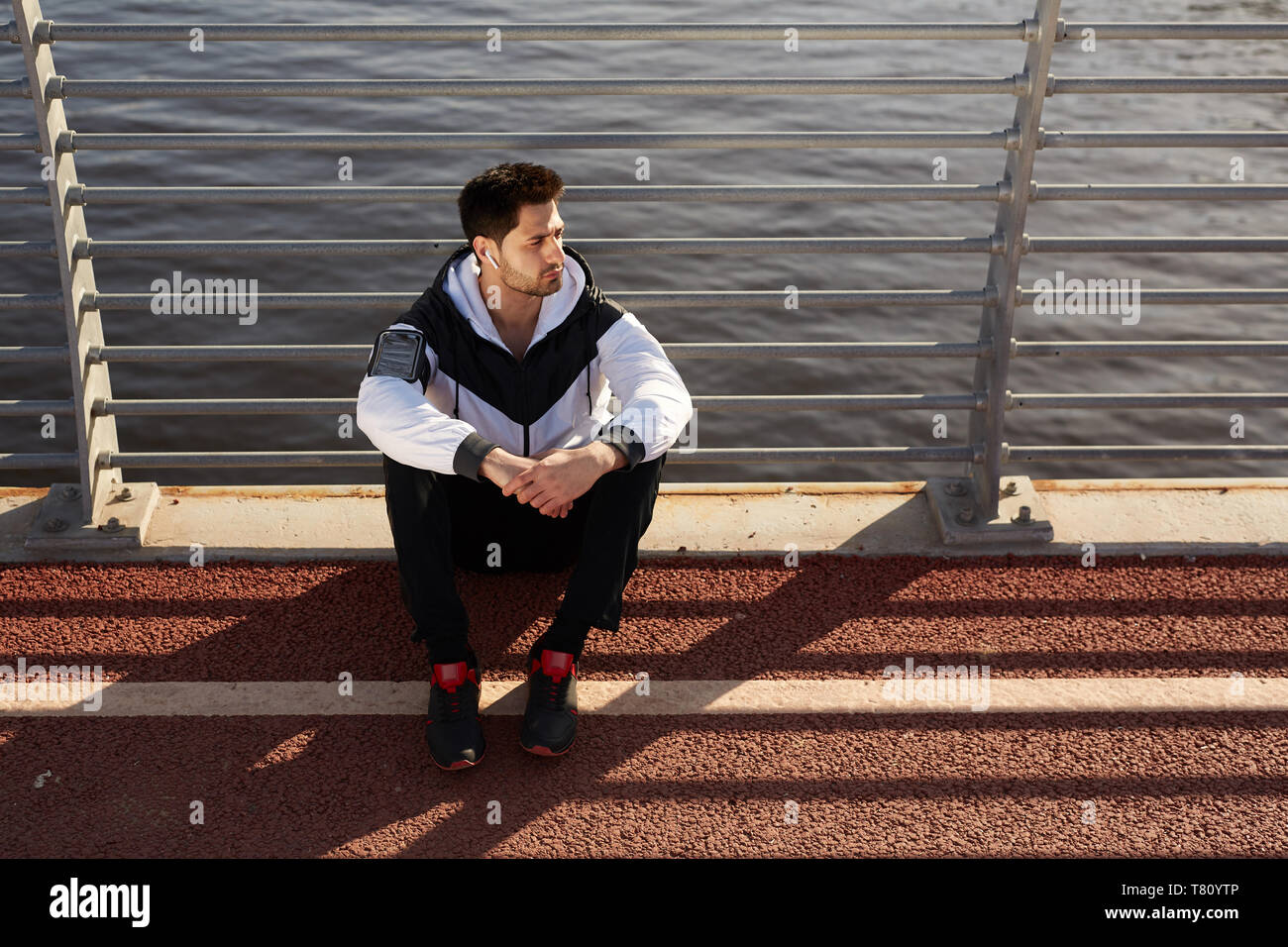 Rest after training hi-res stock photography and images - Alamy