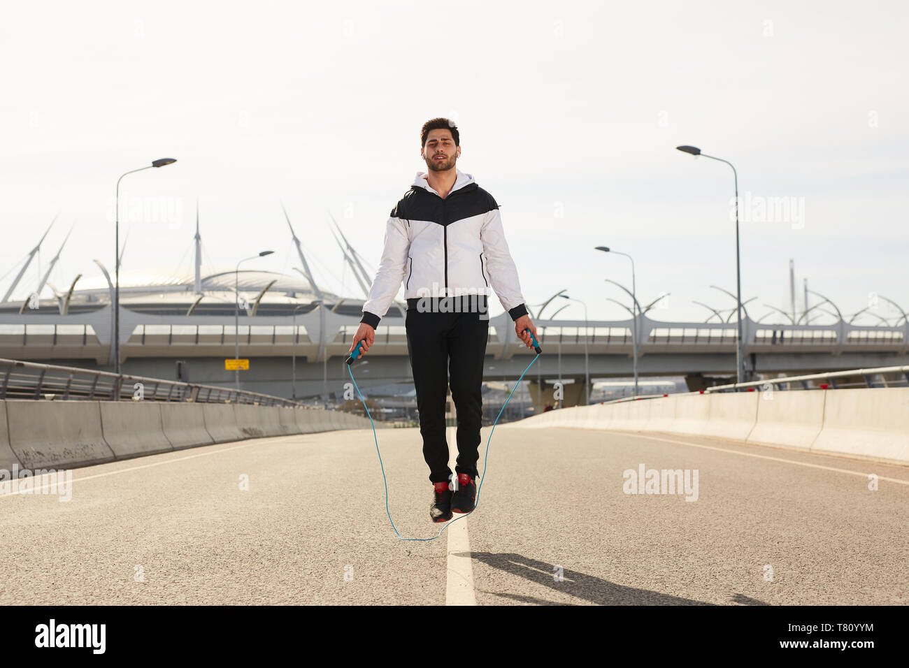 Person skipping hi-res stock photography and images - Alamy