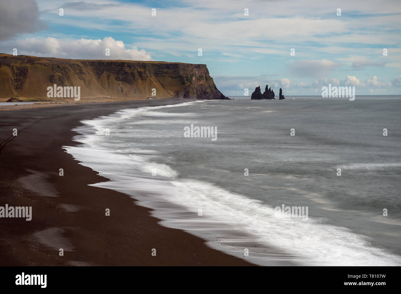 Reynisdrangar Sea Stacks, Reynisfjara, Vik, Iceland, Polar Regions ...