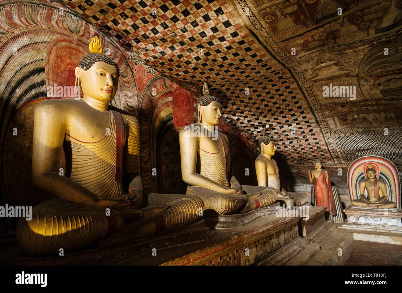 Dambulla Rock Cave Temple, UNESCO World Heritage Site, Central Province ...