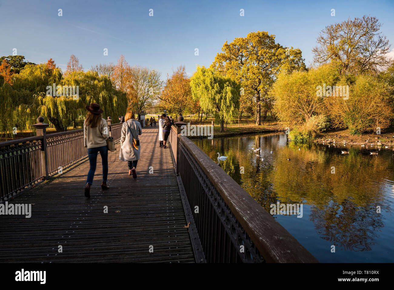 Autumn in Regents Park, one of the Royal Parks of London, England ...