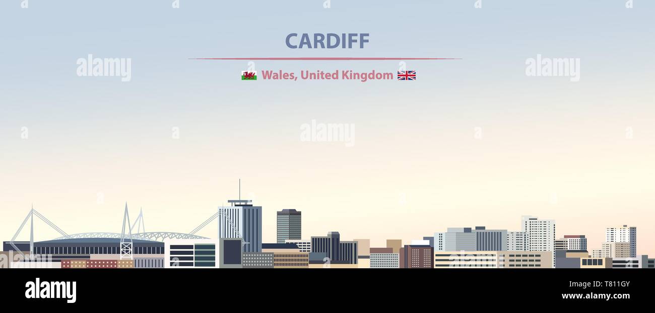 Cardiff vector vectors hi-res stock photography and images - Alamy