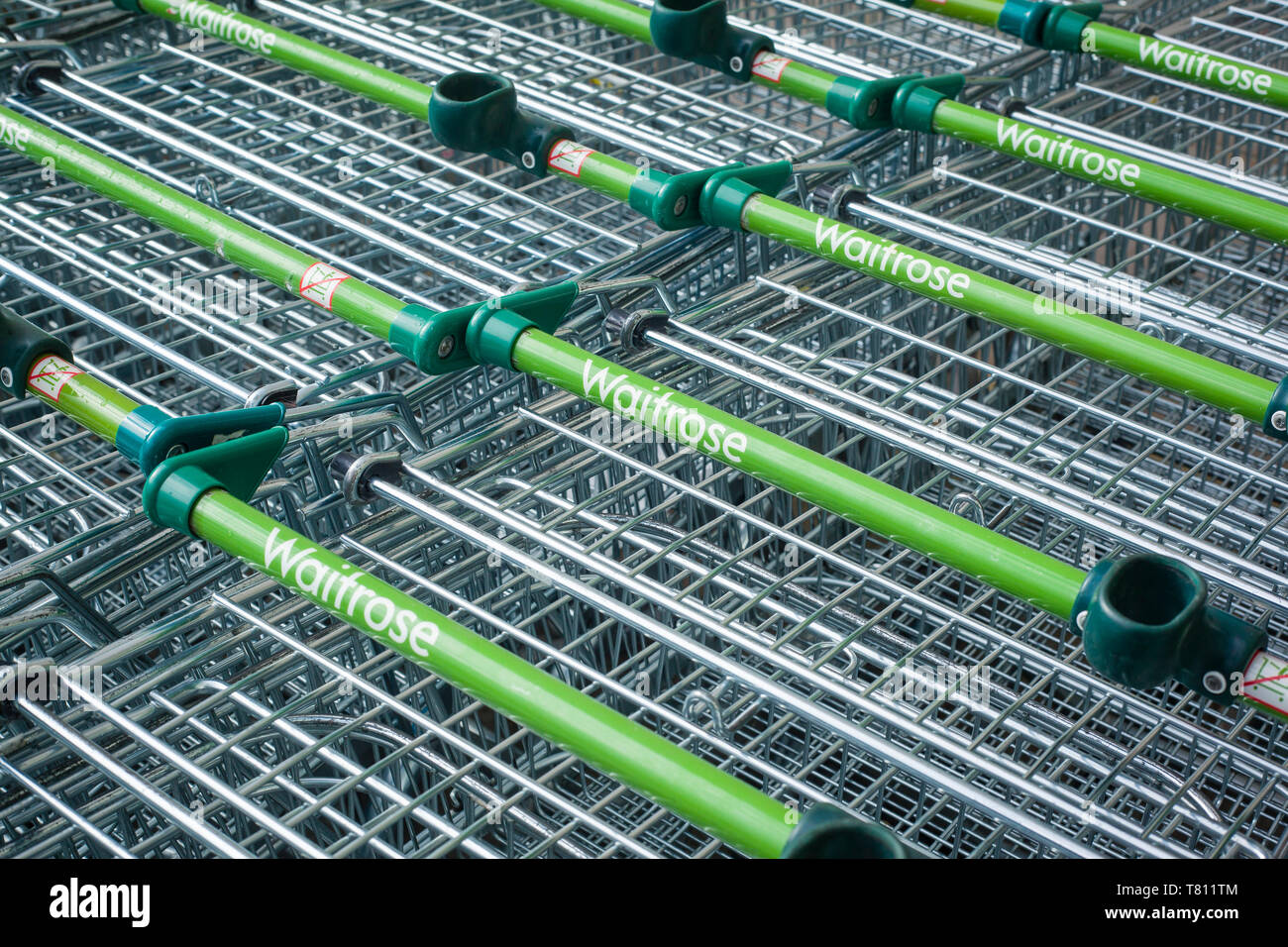 Shopping trolley uk waitrose hi-res stock photography and images - Alamy
