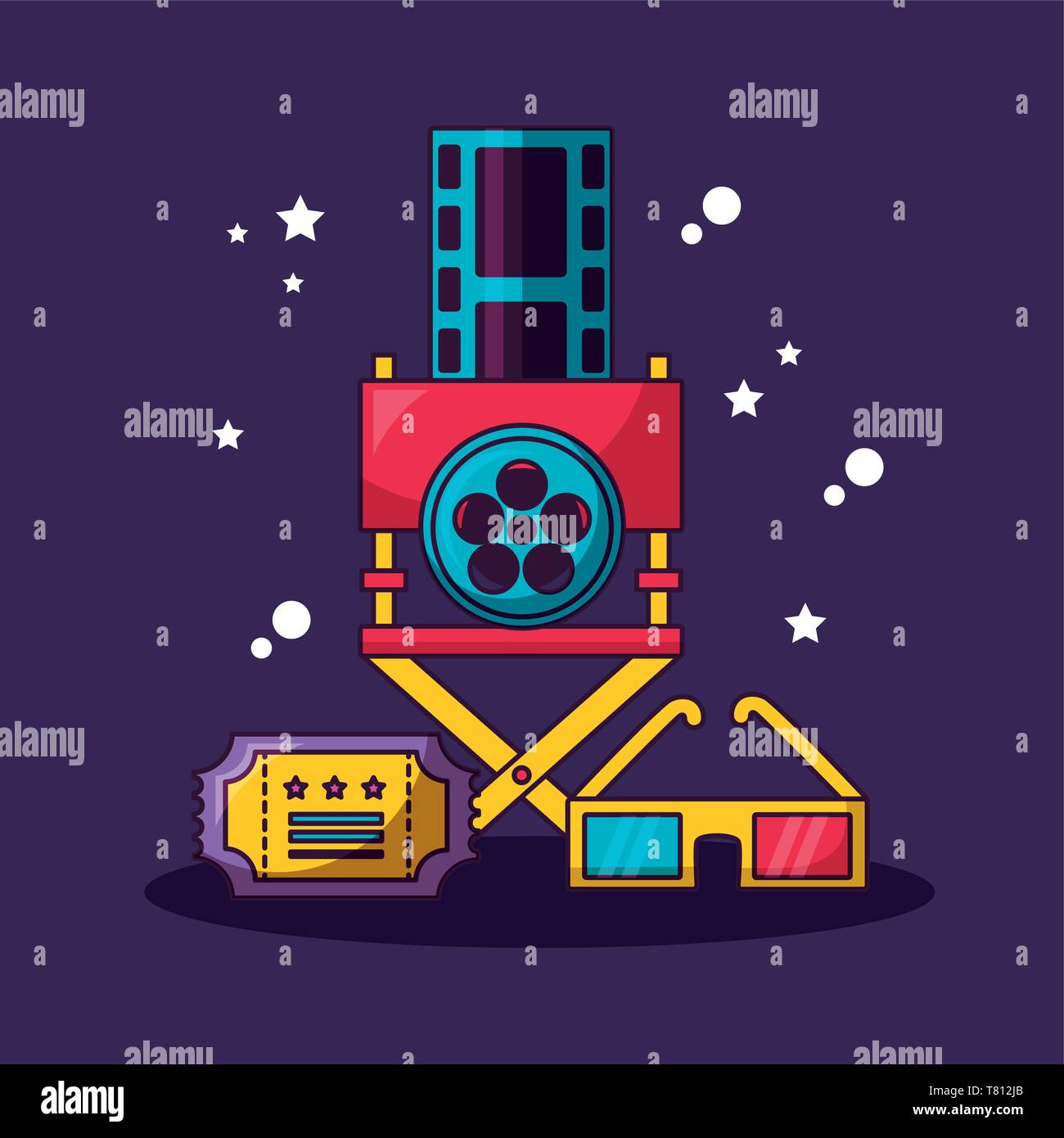 cinema movie design Stock Vector Image & Art - Alamy
