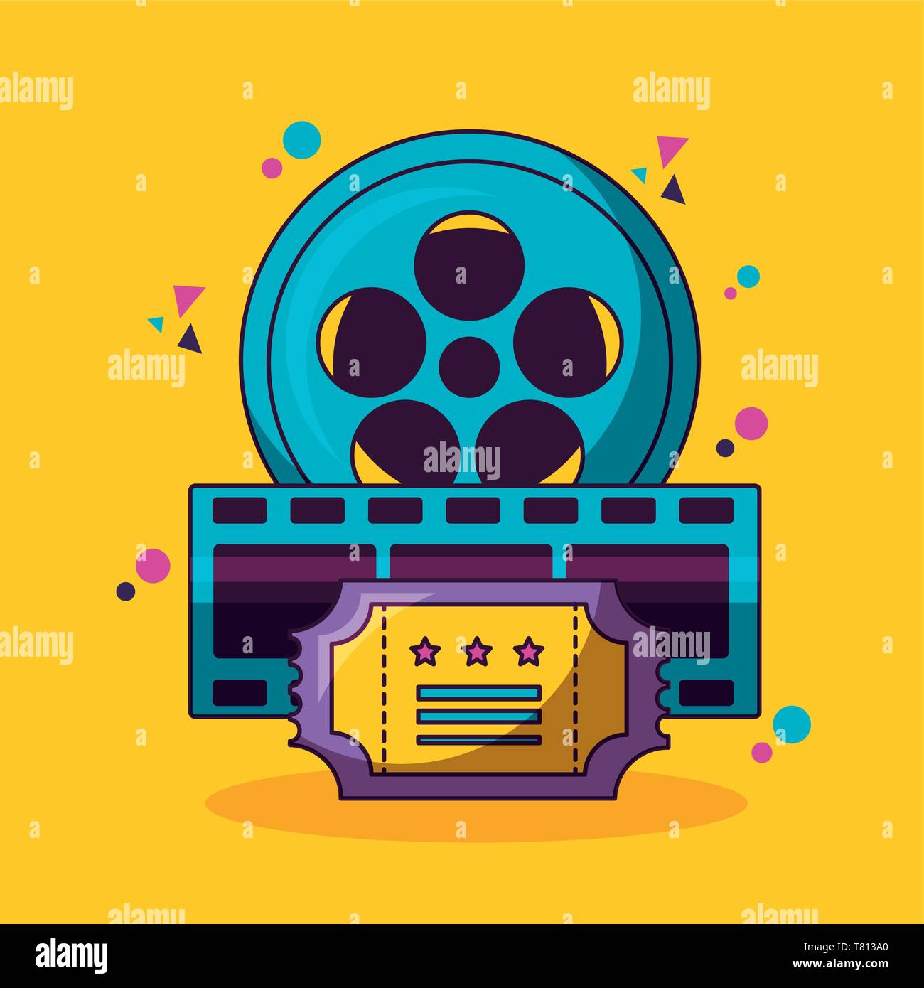 cinema movie design Stock Vector Image & Art - Alamy