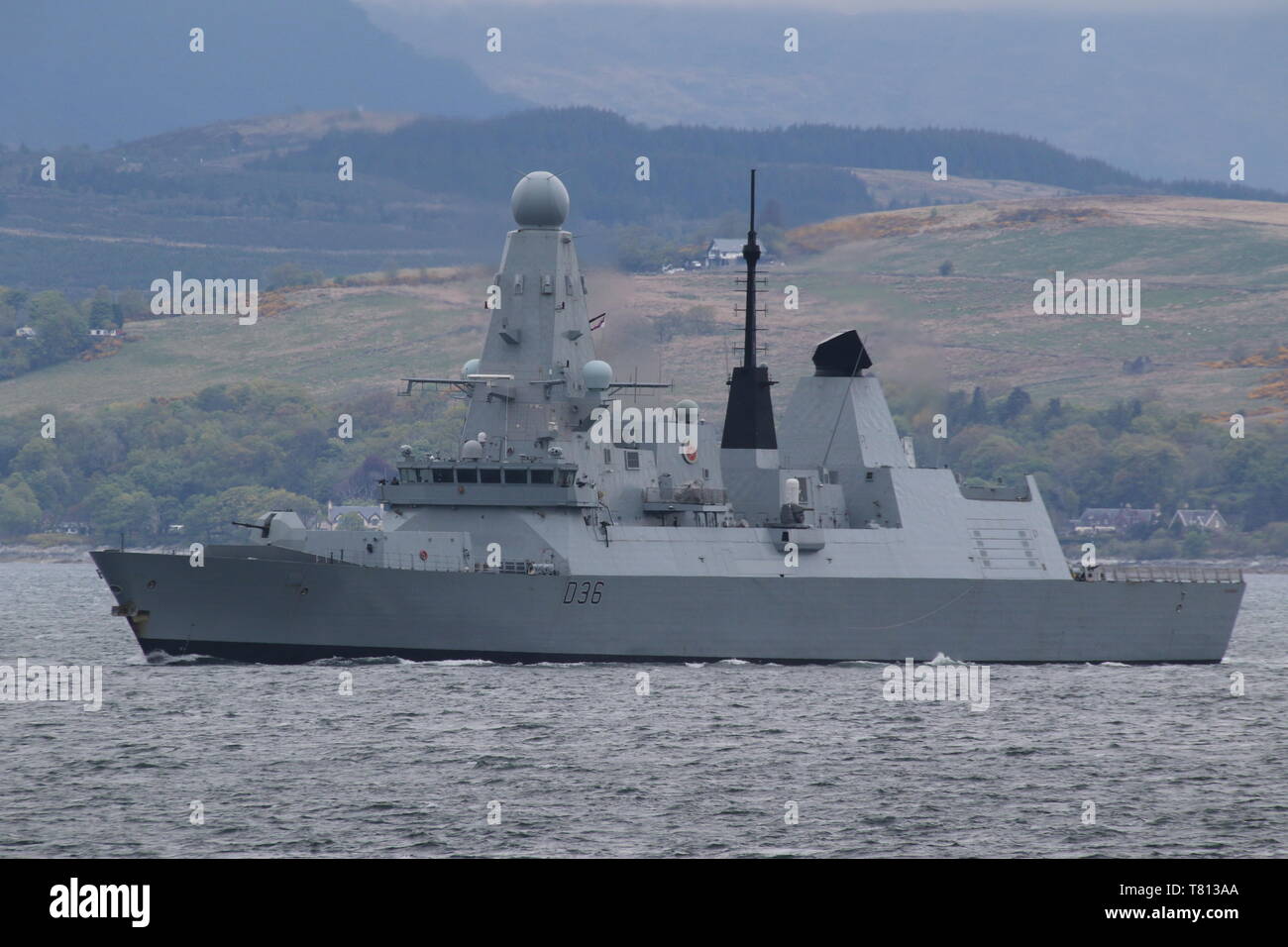 HMS Defender (D36), a Daring-class (Type 45) destroyer operated by the ...