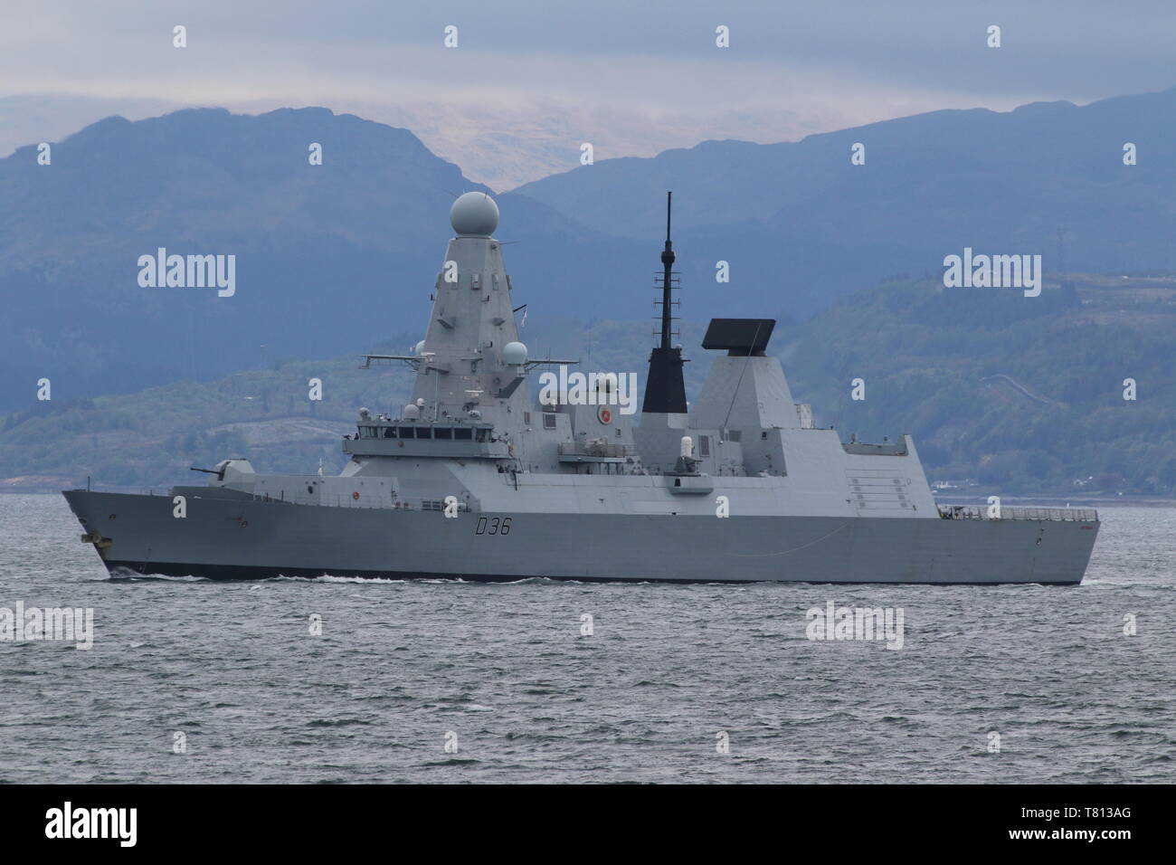 HMS Defender (D36), a Daring-class (Type 45) destroyer operated by the ...