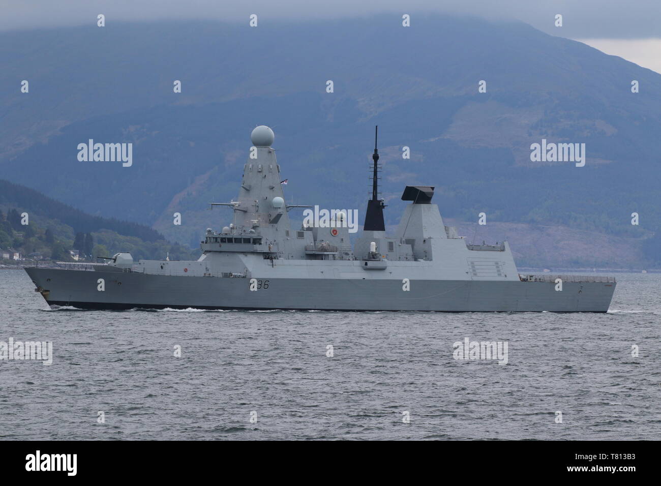 HMS Defender (D36), a Daring-class (Type 45) destroyer operated by the ...