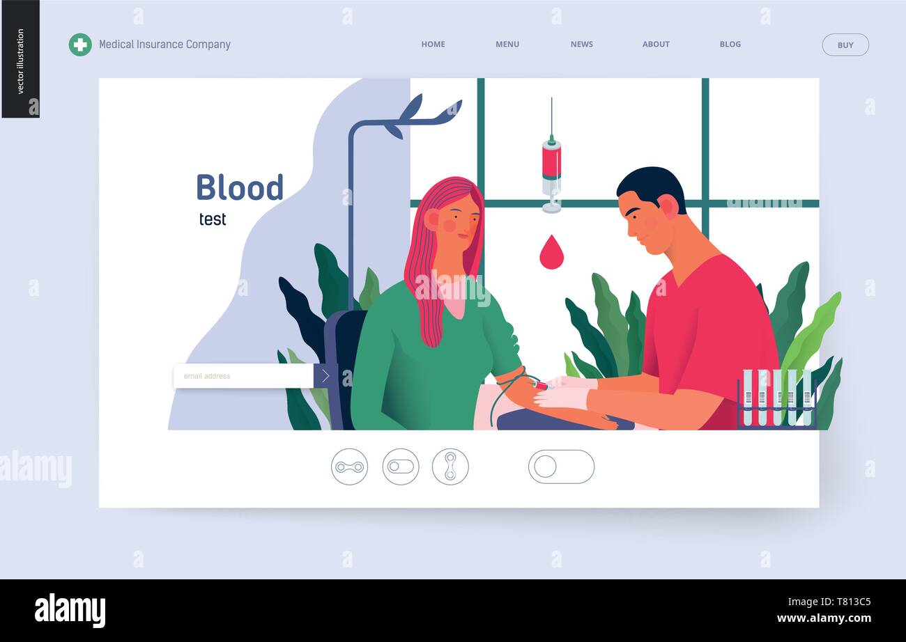 Blood sampling vector vectors hi-res stock photography and images - Alamy